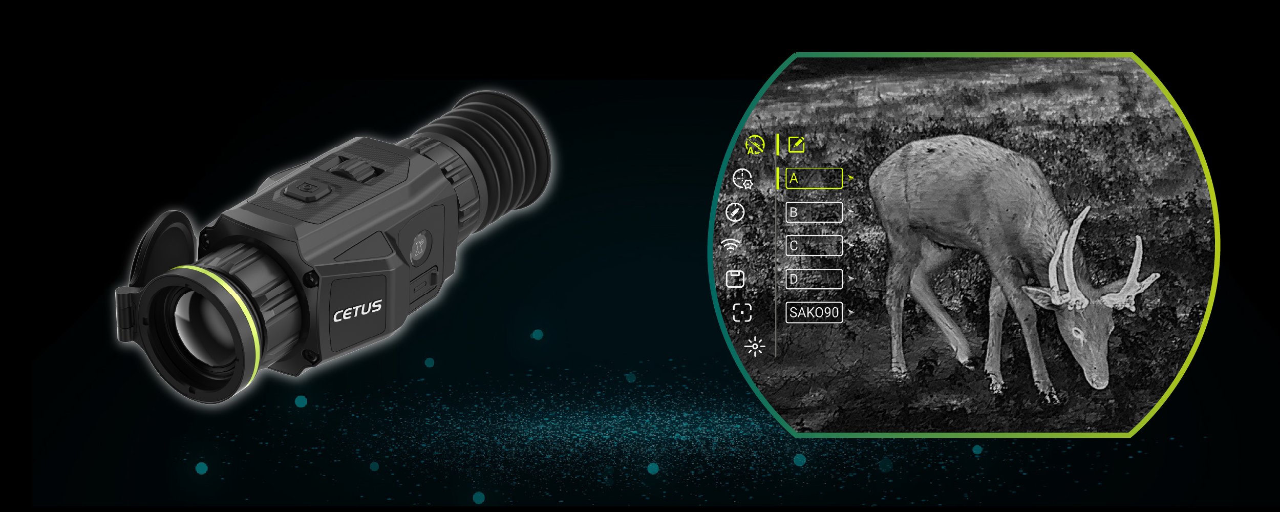 Cetus Thermal Rifle Scope | 1600×1200, 15mK | Pixfra