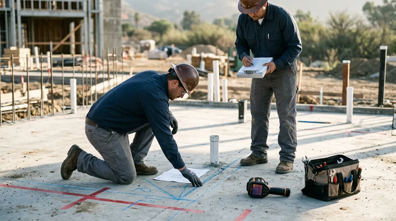 How Plumbers Locate Slab Leaks & Radiant Heating Pipes with Thermal ...